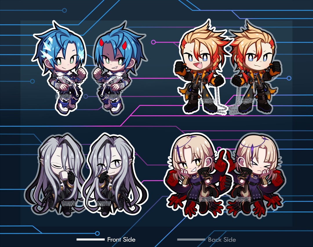 RESTOCKED Holotempus Acrylic Charms Unofficial Fan Merch Regis Altare, Magni Dezmond, Axel ...