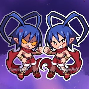 IN STOCK Disgaea Acrylic Charms | Unofficial Fan Merch | Laharl, Etna ...