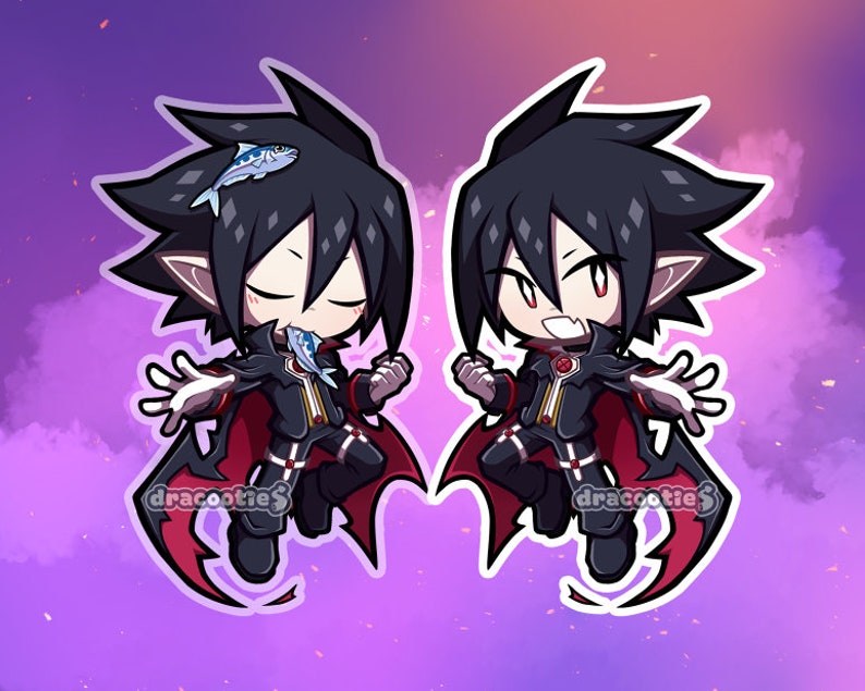 IN STOCK Disgaea Acrylic Charms | Unofficial Fan Merch | Laharl, Etna ...