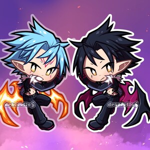 IN STOCK Disgaea Acrylic Charms | Unofficial Fan Merch | Laharl, Etna ...