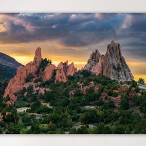 Sunset Over Garden of the Gods Park Fine Art Photo, Colorado Springs ...