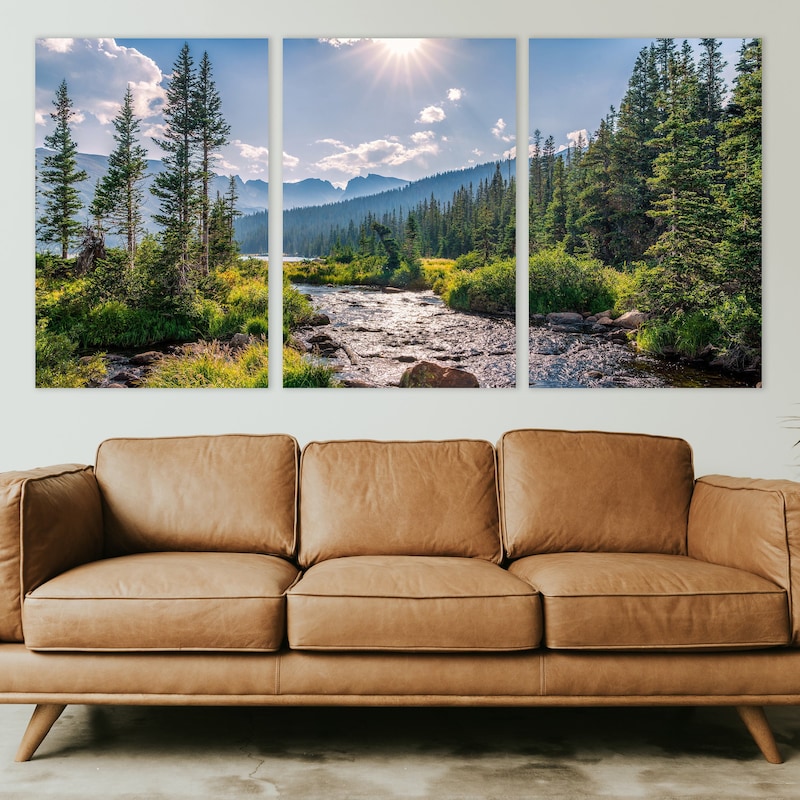 Three Panel Wall Art - Etsy