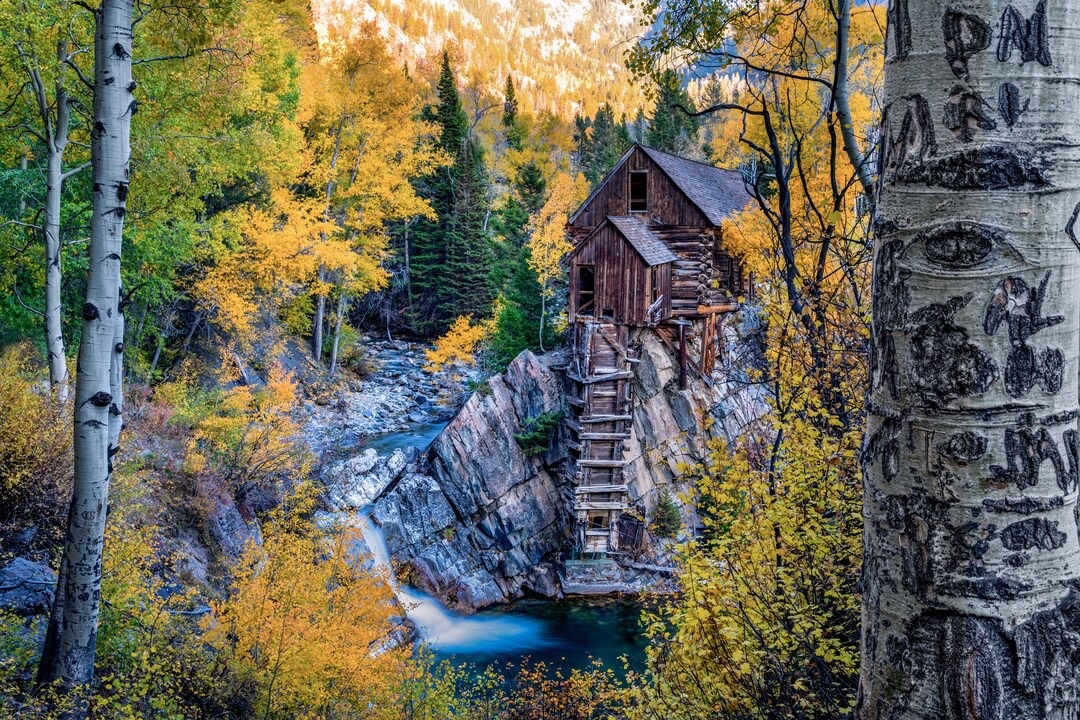Autumn at the Historic Crystal Mill Colorado, Colorado Wall Art ...
