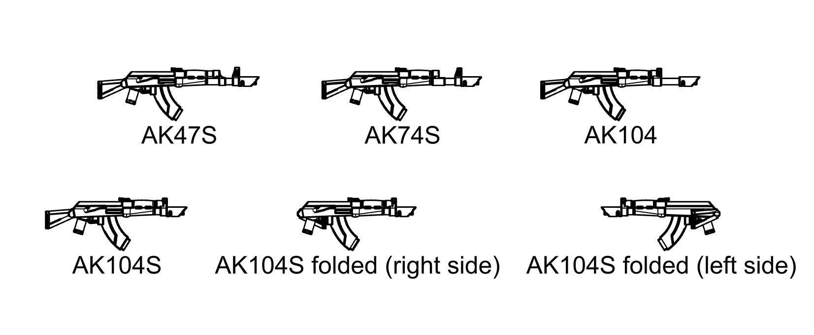 Lasguns AK Pattern 28mm - Etsy