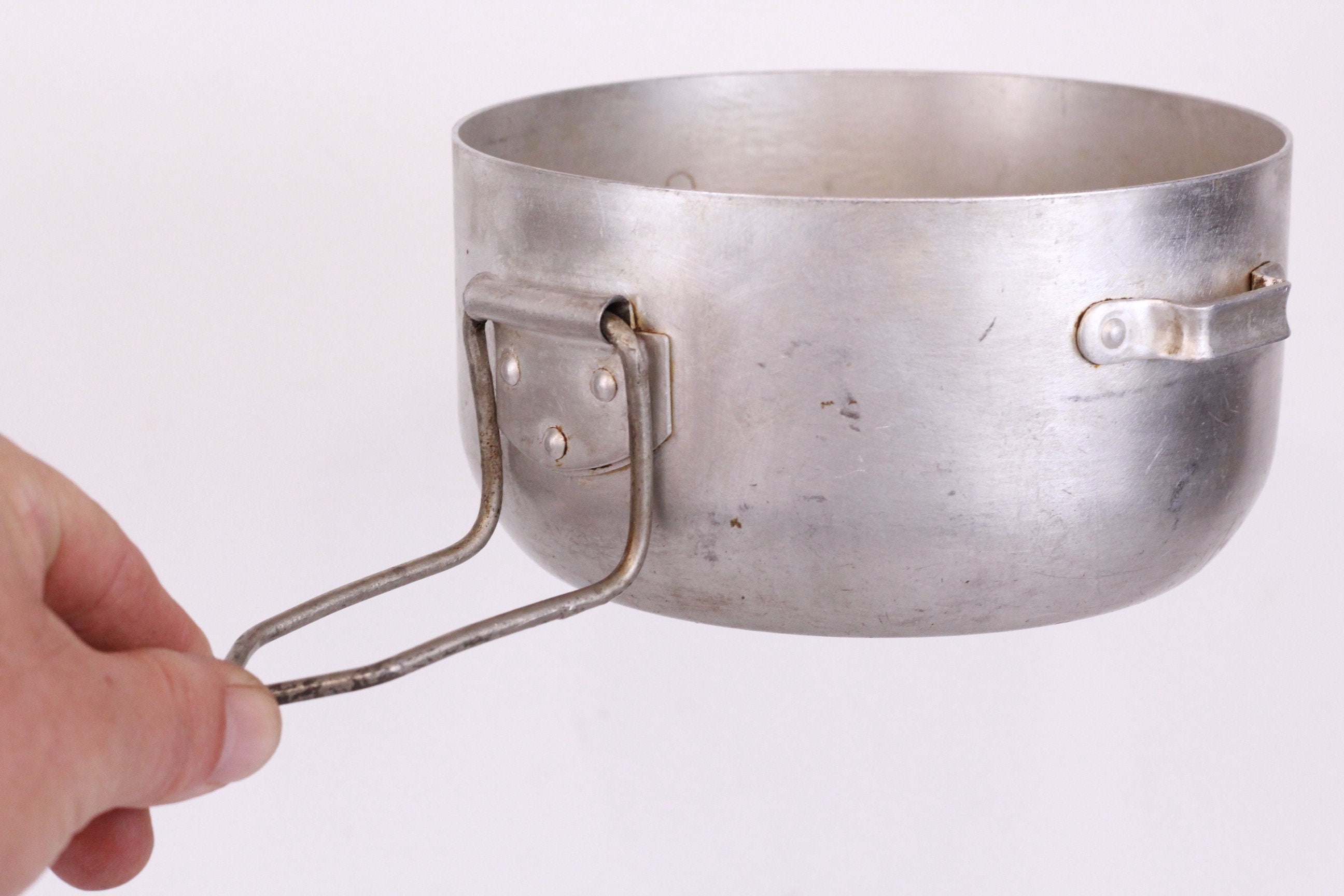 Vintage Mess Kit Army Aluminum Mug/ Plate Military Lunch Box Soldier - Etsy