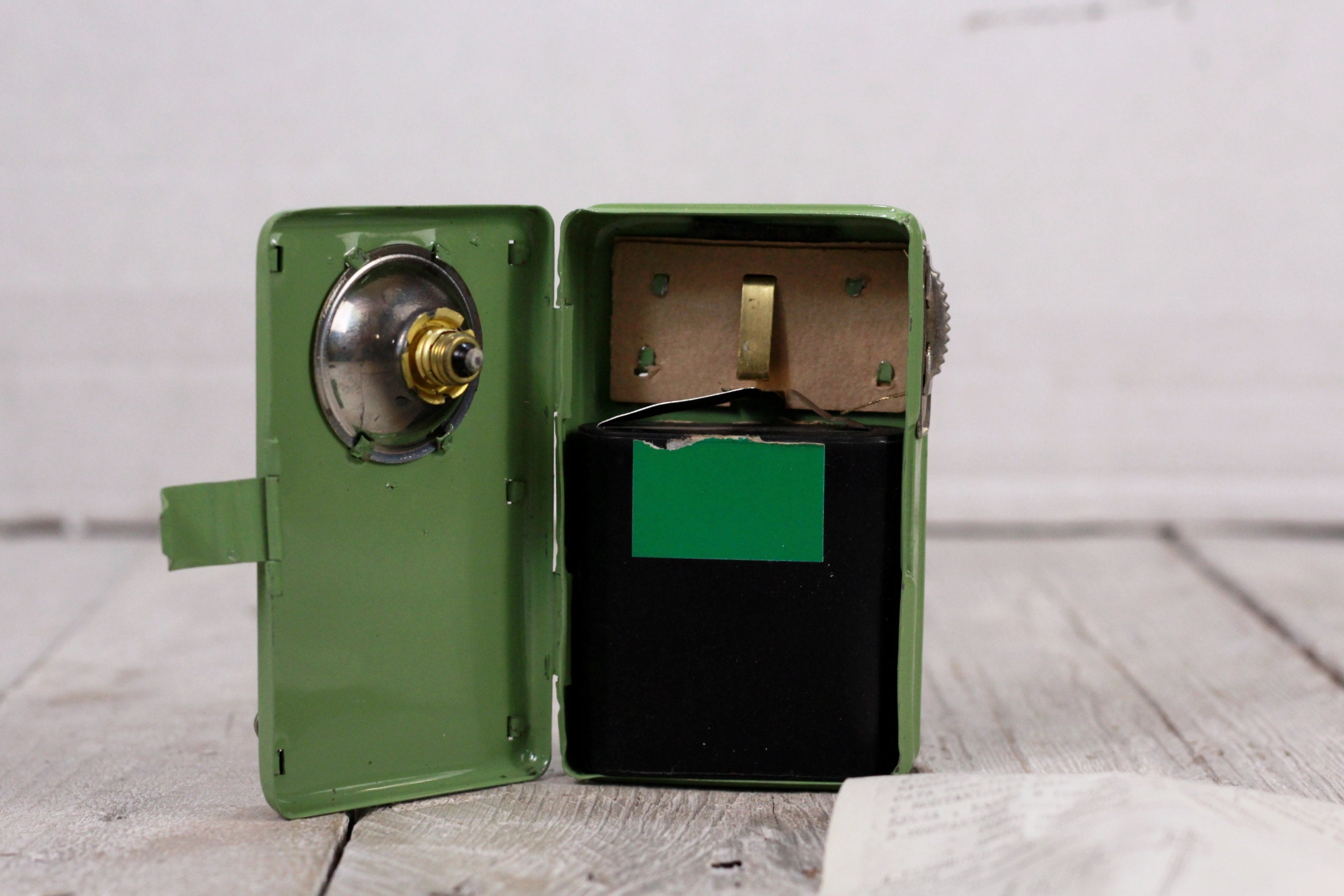 Vintage Signal Flashlight Military Red/ Green Light Lamp Made in ...