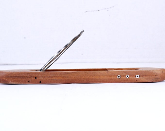 Vintage Loom Shuttle, Weaving Flying Shuttle, Weaving Loom Textile ...