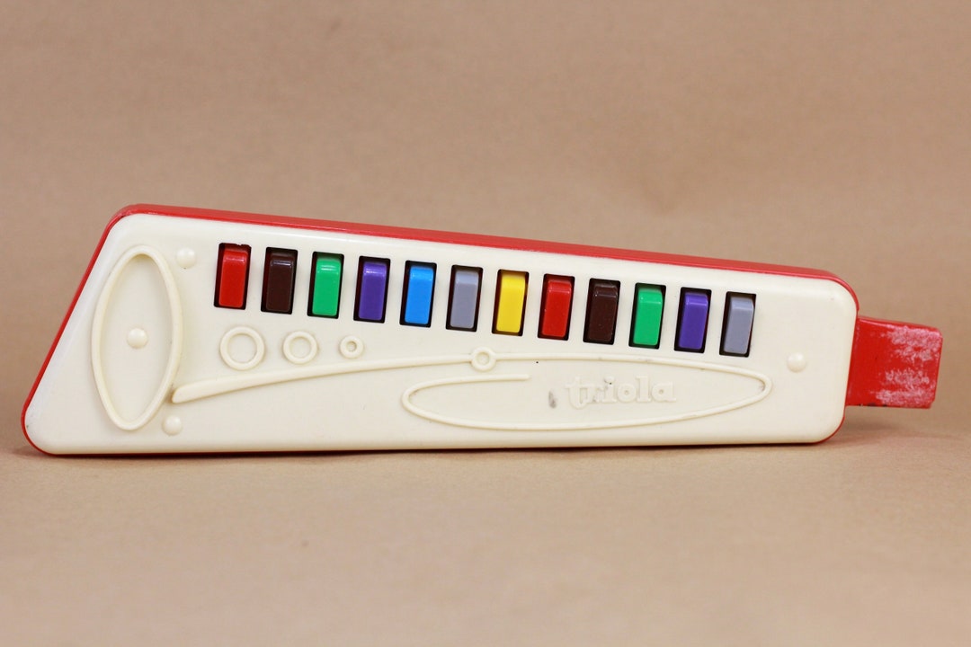 Vintage Kid's Triola Orange Harmonica Made in DDR Music - Etsy