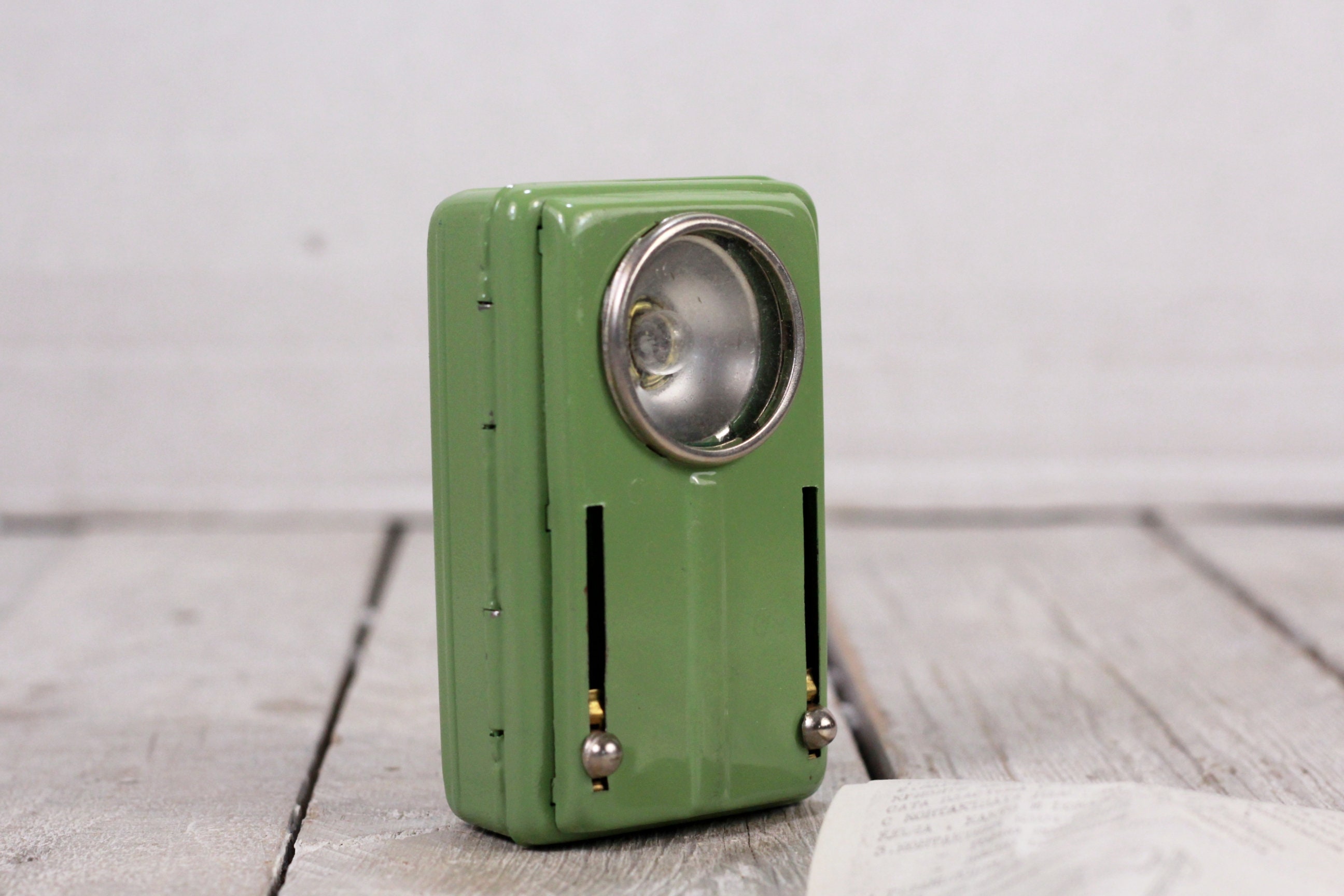 Vintage Signal Flashlight Military Red/ Green Light Lamp Made in ...