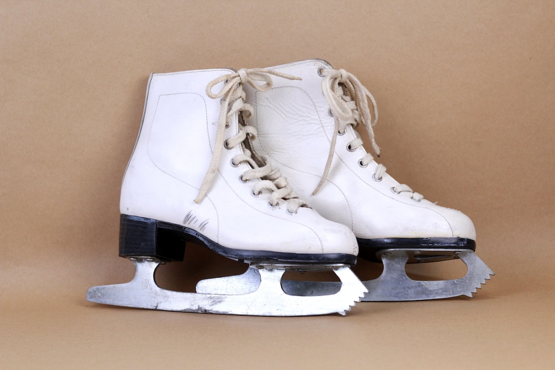 Vintage Professional Figure Skating Shoes, Ice Skates, Children Ice ...