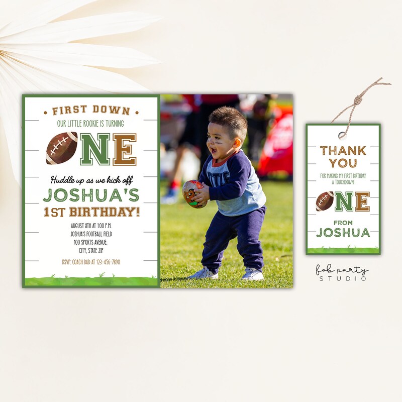 Football First Birthday - Etsy