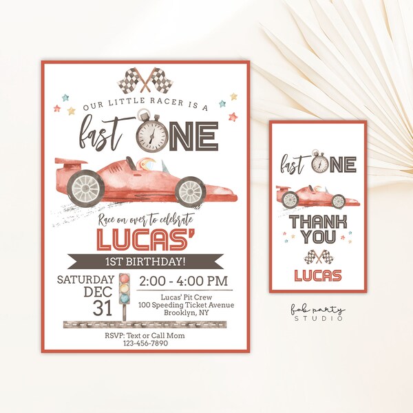 Fast One Birthday Party - Etsy