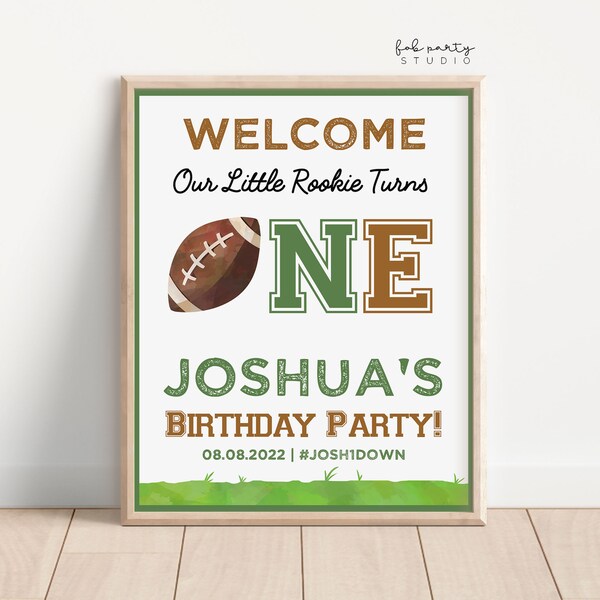 Football Welcome Sign - Etsy