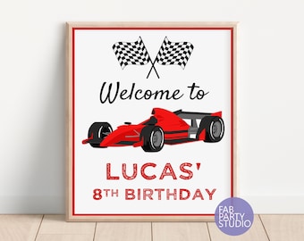 F1 Birthday Banner - Etsy