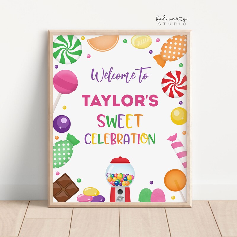 Candyland Printable Signs - Etsy