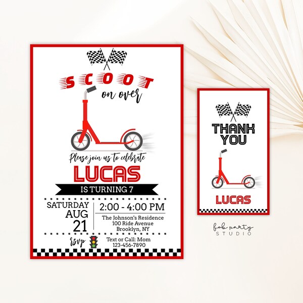 Scooter Birthday - Etsy