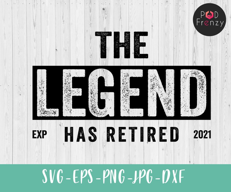 The Legend Svg Silhouette Cutting File Digital Download - Etsy