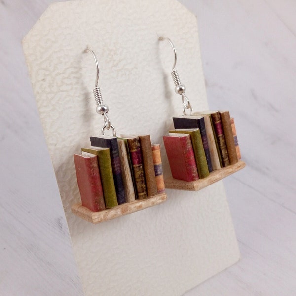 Library Earrings - Etsy