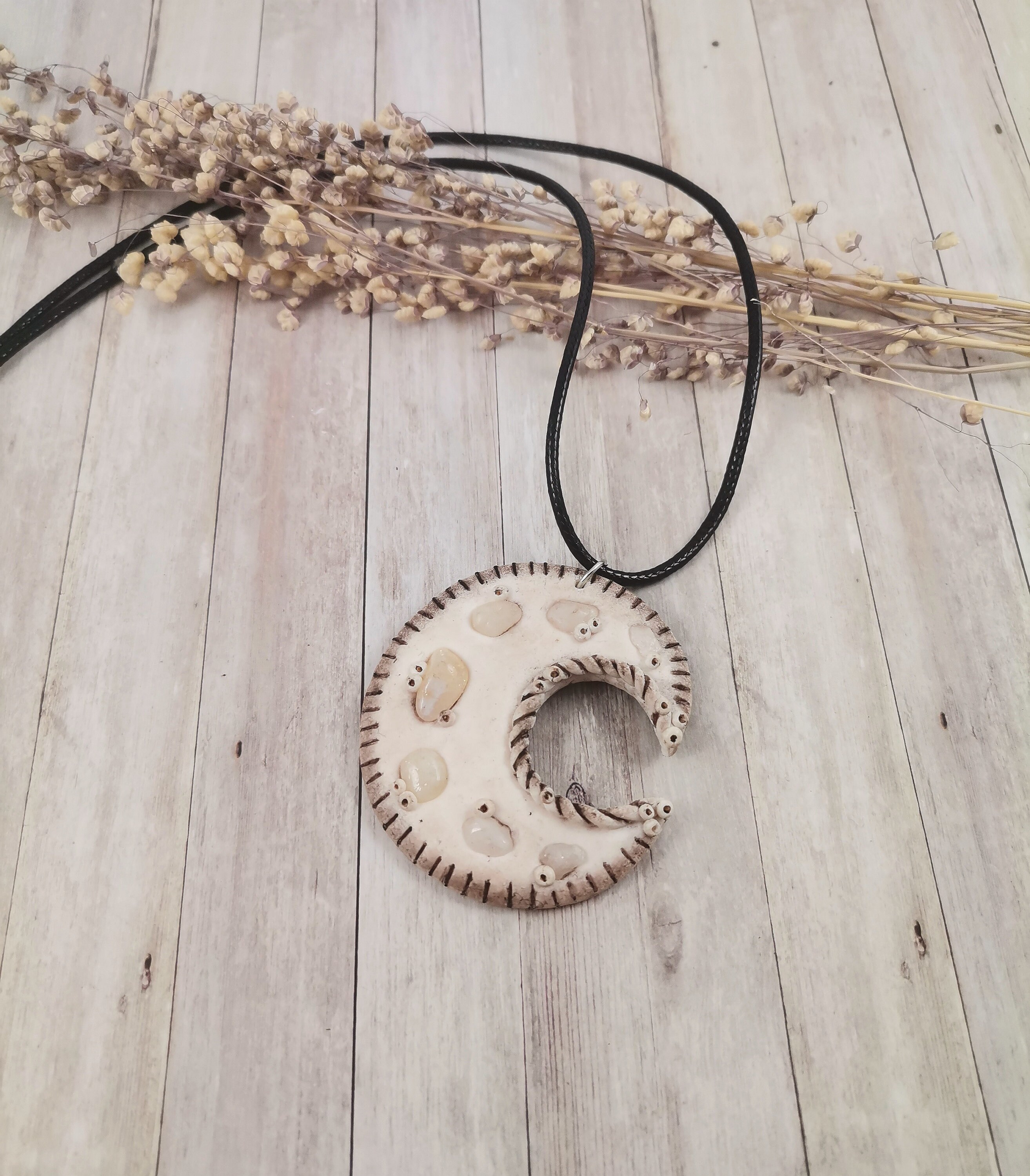 Air Element Amulet moon Phase Hand-modeled - Etsy UK