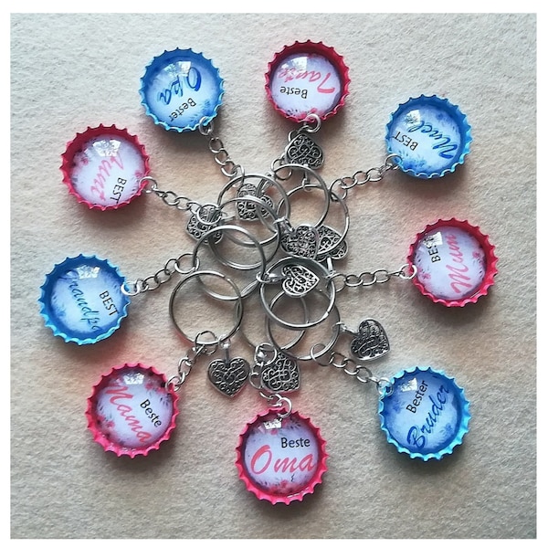 Bottlecap Keychain - Etsy