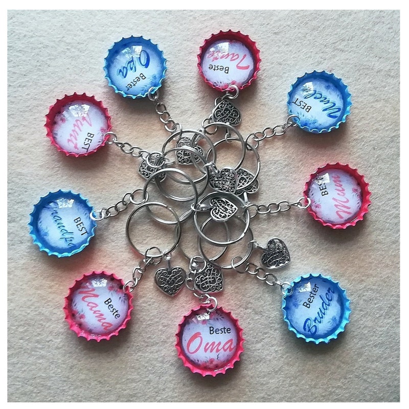 Bottlecap Keychain - Etsy