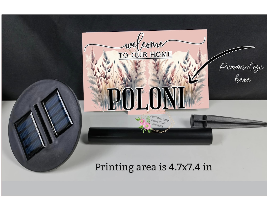 Solar Light Welcome to Our Home Png, Sublimation, Instant Digital ...