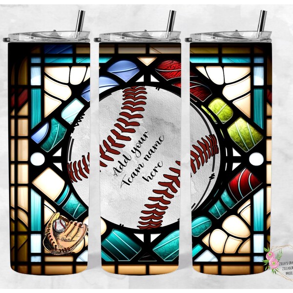 Baseball Stained Glass - Etsy