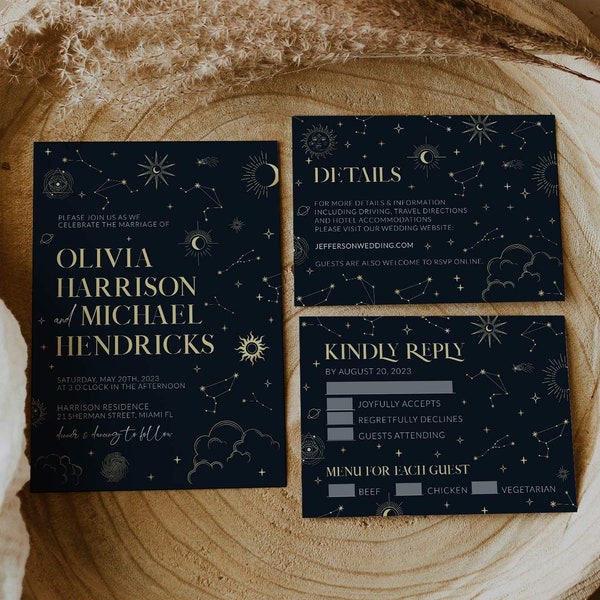 Tarot Wedding Invitations - Etsy