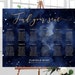 Celestial Wedding Seating Chart With Stars Constellation for - Etsy