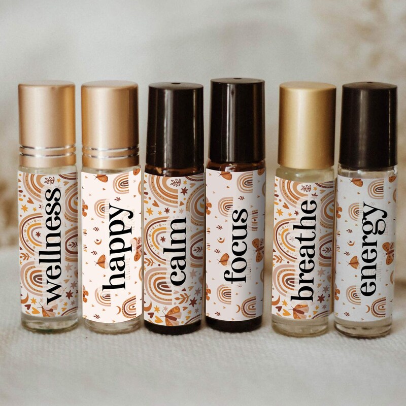 Roller Bottle Labels - Etsy