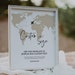 Travel Themed Wedding Sign, Custom Wedding Signage for Destination ...