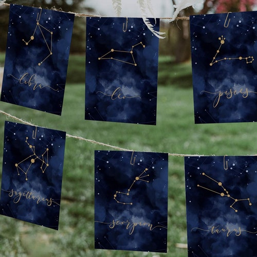 Constellation Wedding Table Plan Celestial Wedding Seating - Etsy
