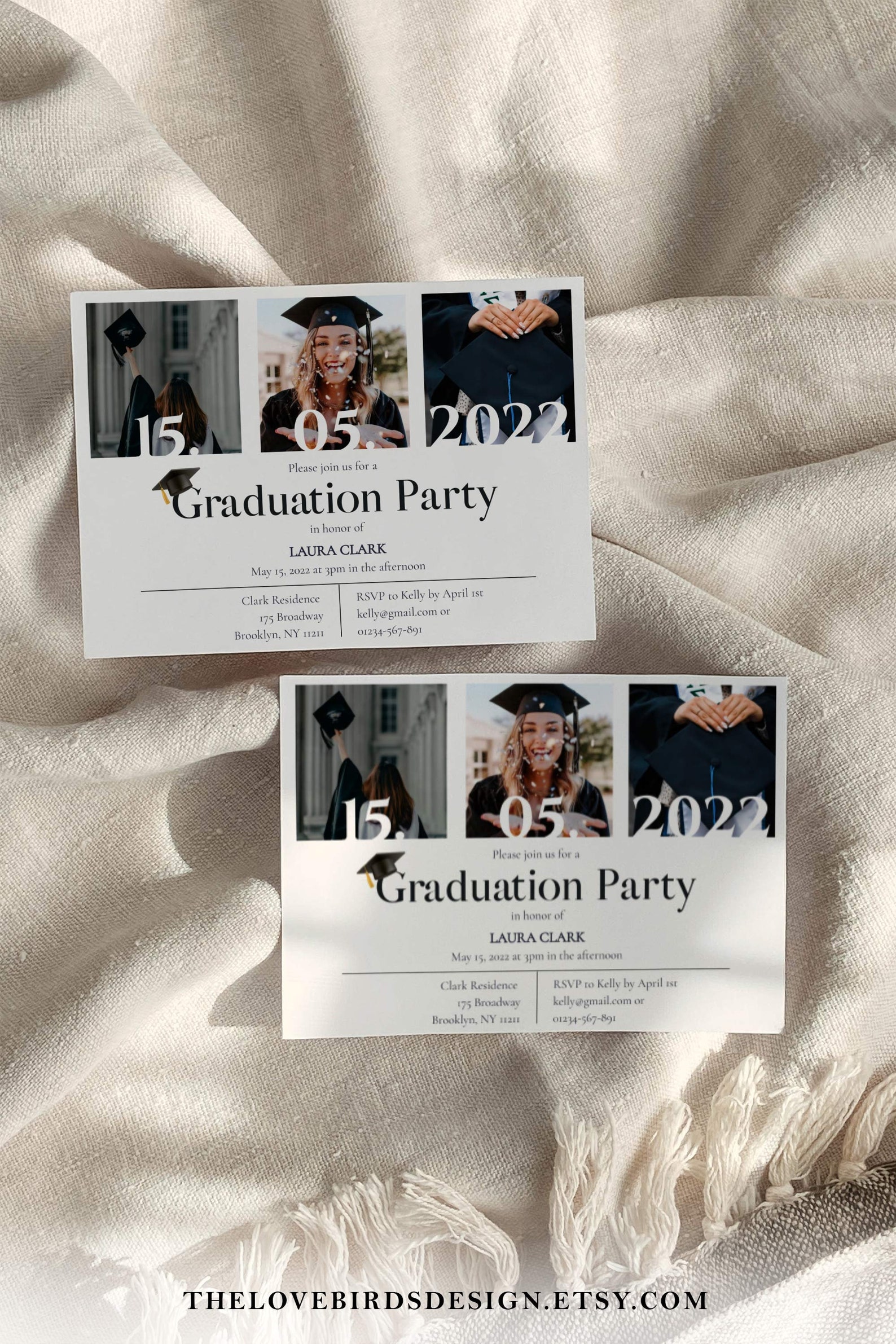 Graduation Invitation 2022 Announcement and Party Invitation | Etsy