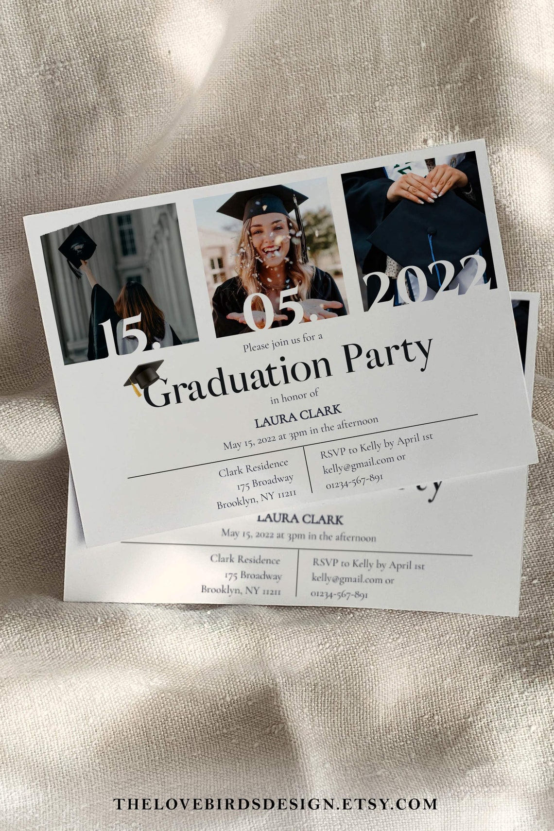Graduation Invitation 2022 Announcement and Party Invitation | Etsy