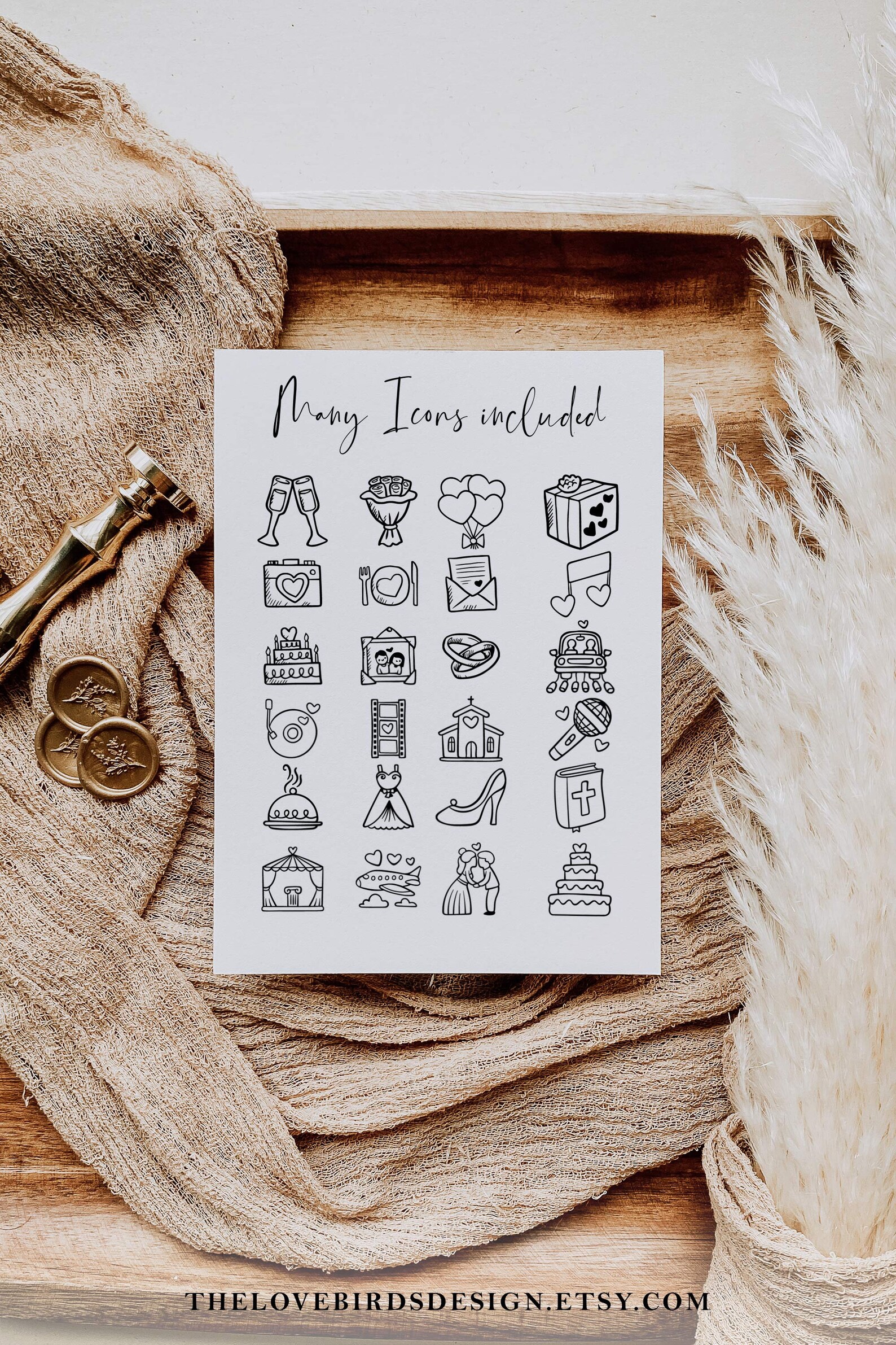 Minimalist Wedding Timeline Letter Template to Download and | Etsy