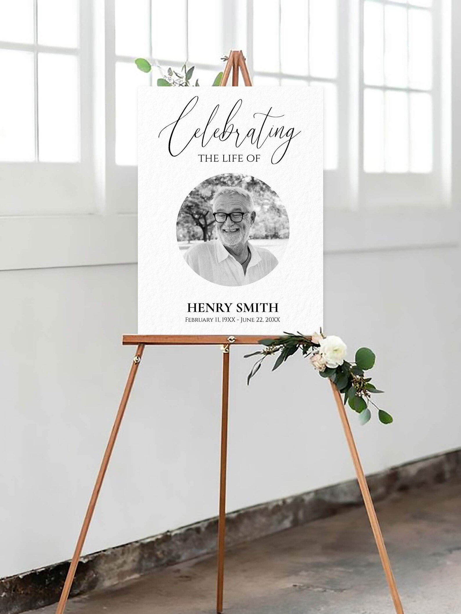 Funeral Welcome Sign Decoration Celebration of Life Poster - Etsy