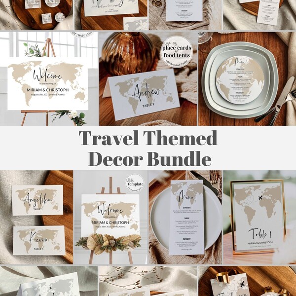 Travel Theme Decor - Etsy
