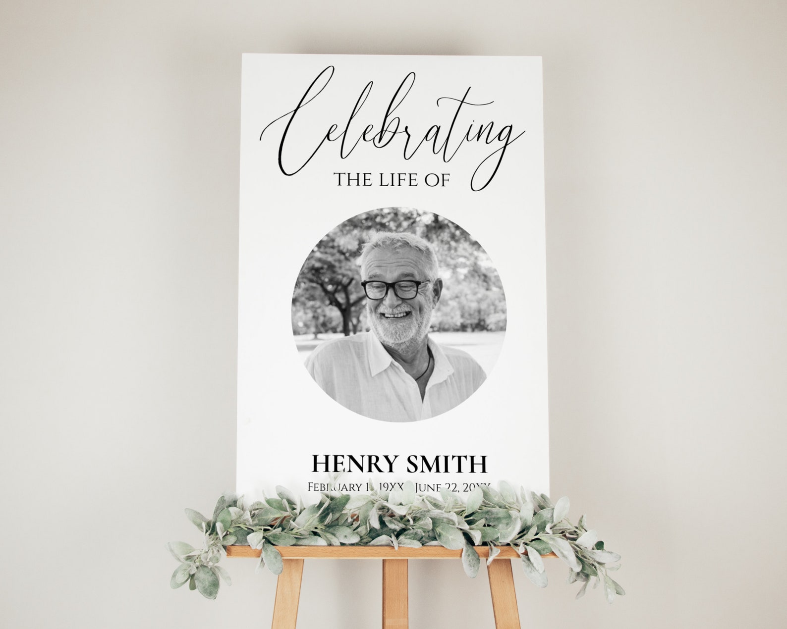 Funeral Welcome Sign Decoration Celebration of Life Poster - Etsy