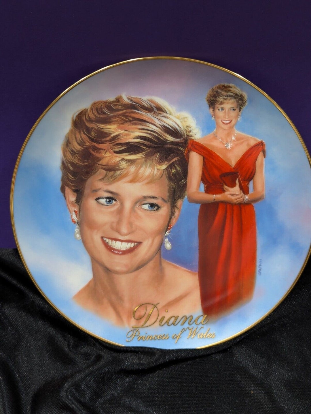 Princess Diana Collector's Plate FOREVER, DIANA A Woman of Style ...