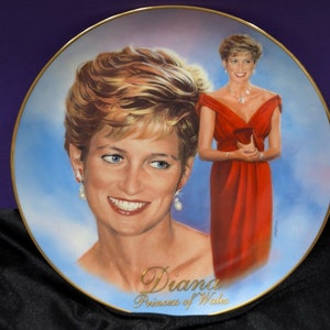 Princess Diana Collector's Plate FOREVER, DIANA A Woman of Style ...