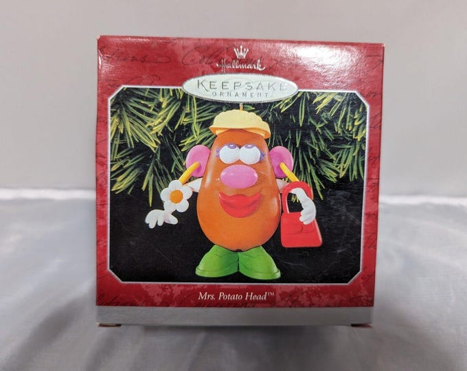 1998 Mrs. Potato Head Holiday Christmas Hallmark Keepsake Ornament - Etsy