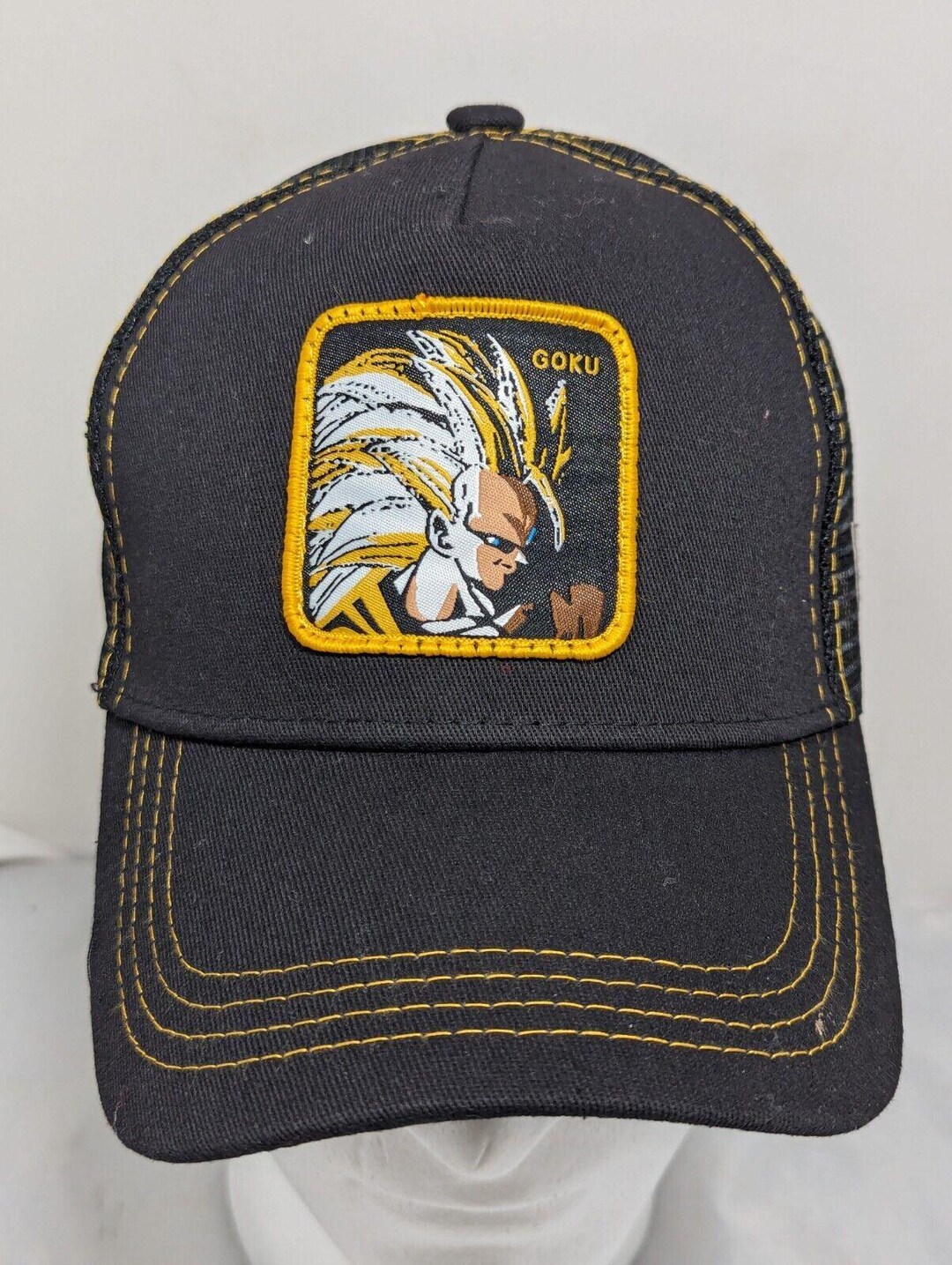 Dragon Ball Goku Snapback Mesh Hat Trucker Cap Black - Etsy
