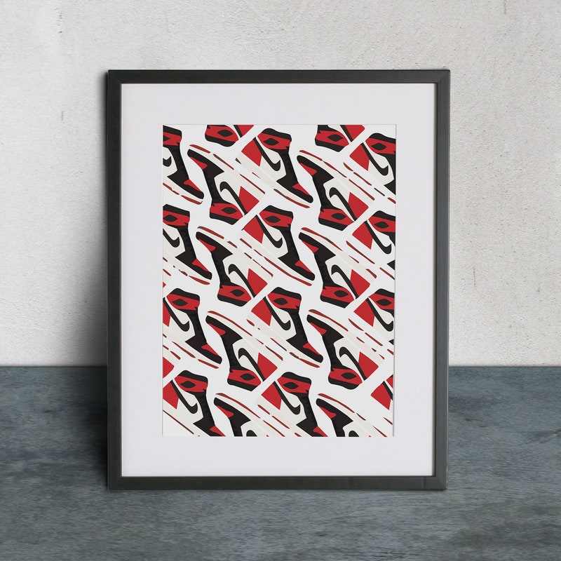 Air Jordan Pattern - Etsy