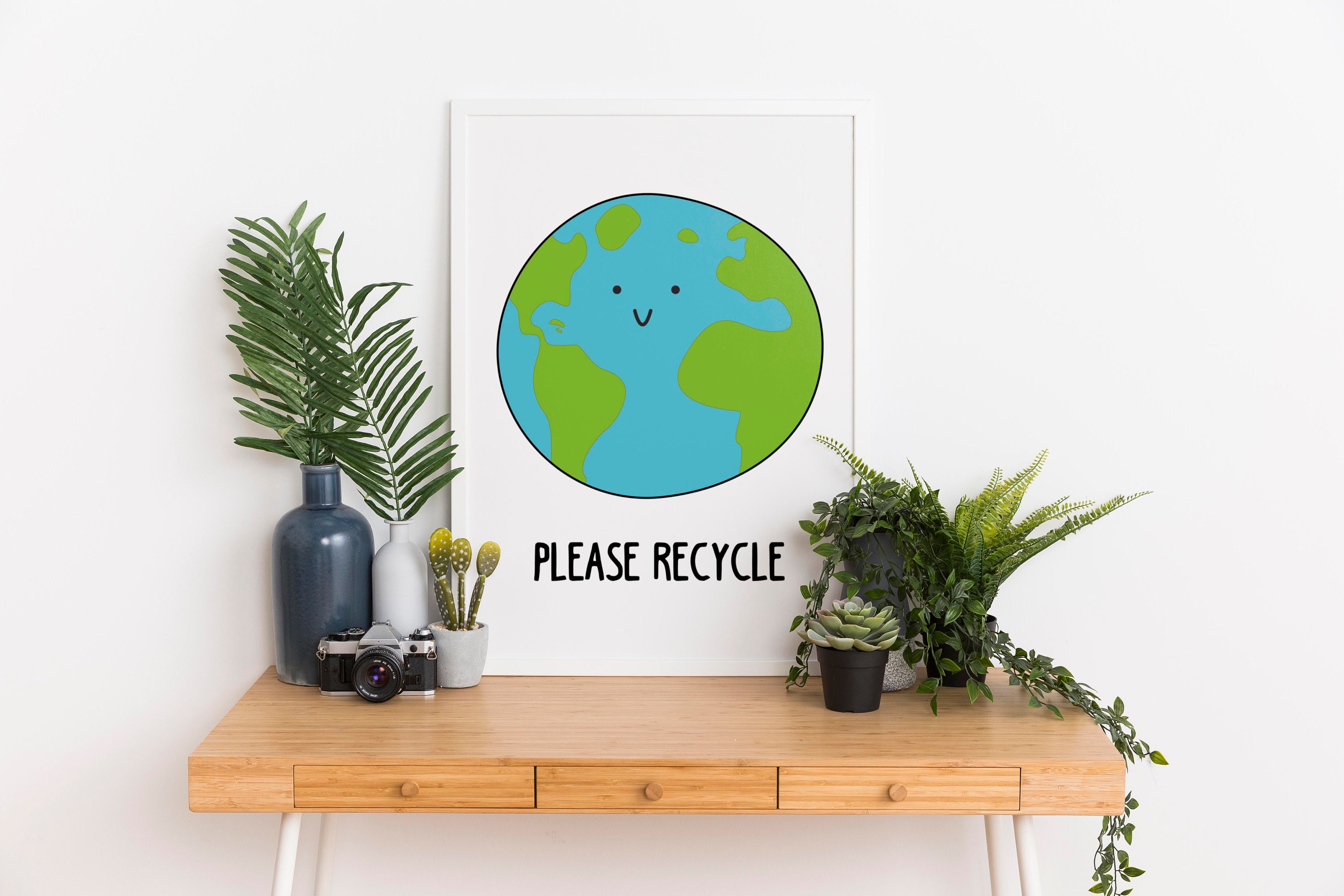 Please Recycle Sign Reduce Reuse Recycle Recycling Sign - Etsy