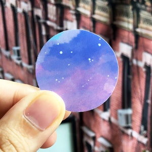 Aesthetic Moon Stickers Galaxy Stickers Watercolor Planets - Etsy Canada
