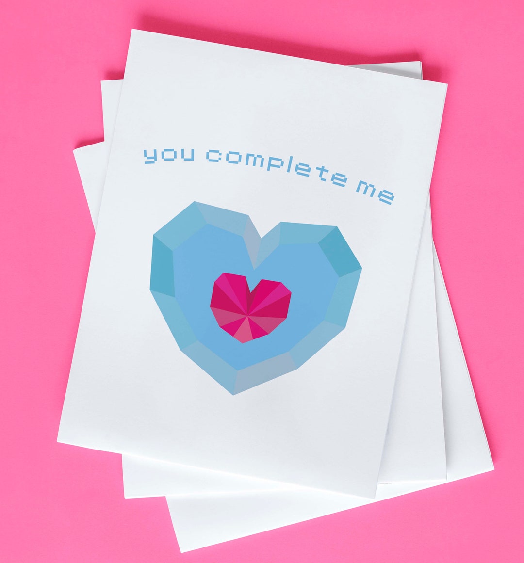 You Complete Me Card | Zelda Anniversary Card | Valentines Day Card ...