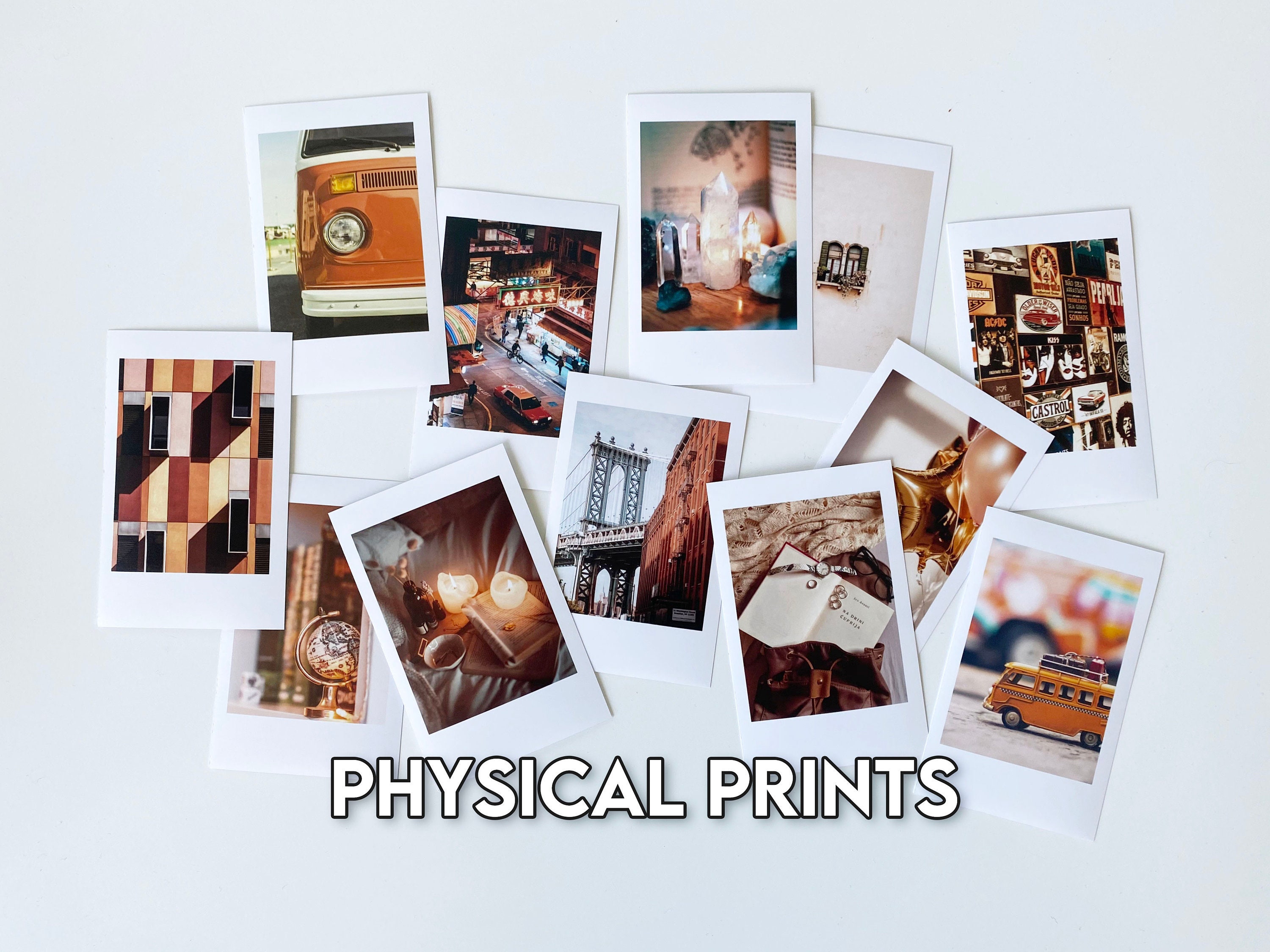 Collage Print Kit Set of 12 Instant Photos Physical Collage - Etsy
