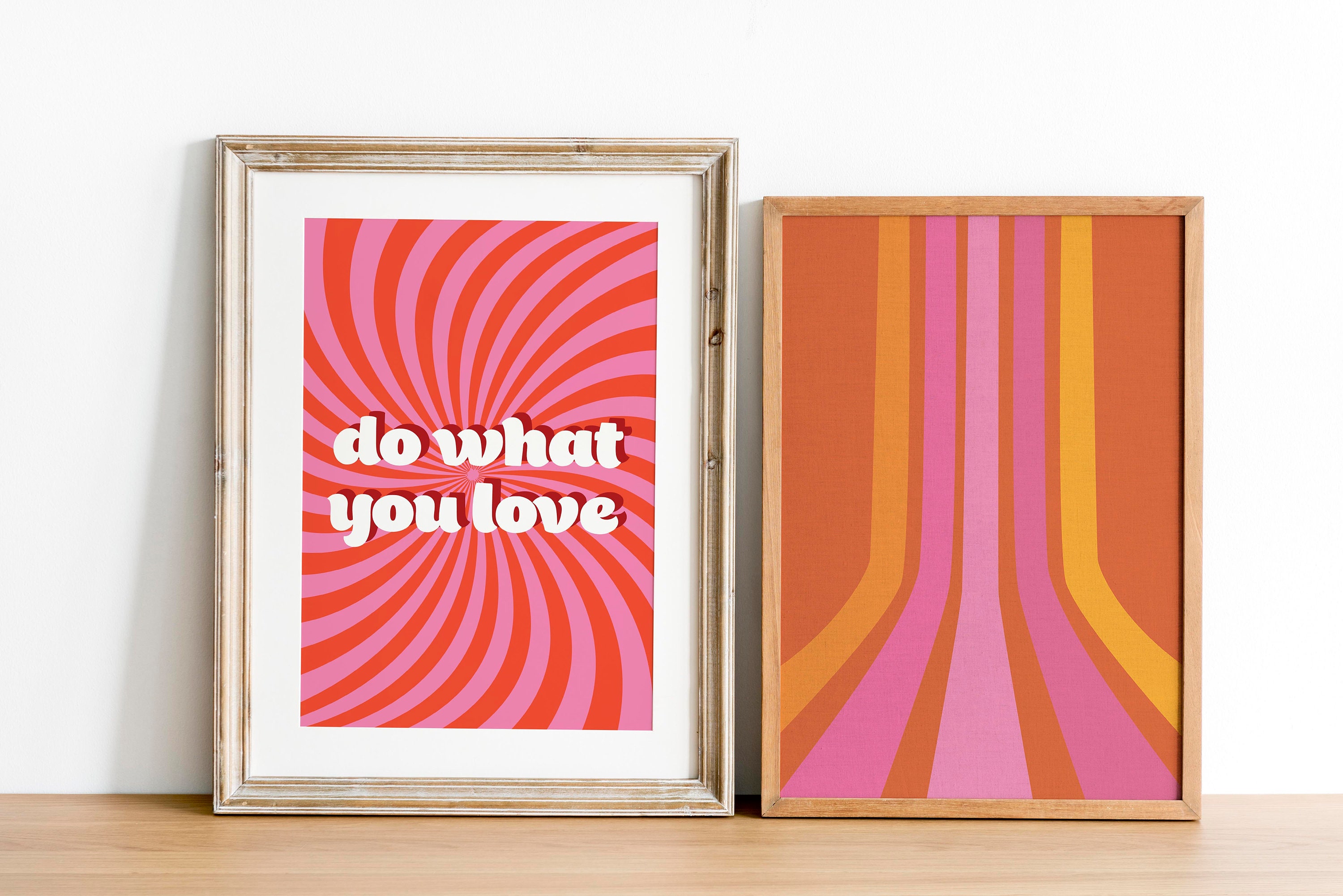 Modern Retro Art Print Set Vintage Art Prints Happy Collage - Etsy Canada