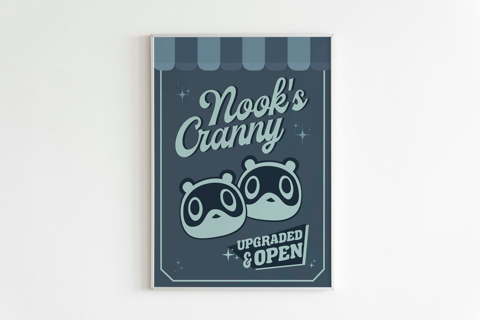Vintage Style Nook's Cranny Poster Animal Crossing Art | Etsy