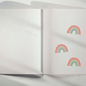 Rainbow Laptop Sticker, Aesthetic Stickers, Vinyl Laptop Stickers ...